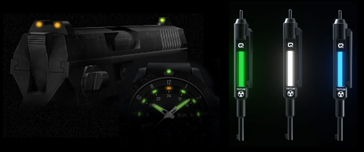 T1 Tritium Tactical Cuff Key - Green - QuiqLite Inc.